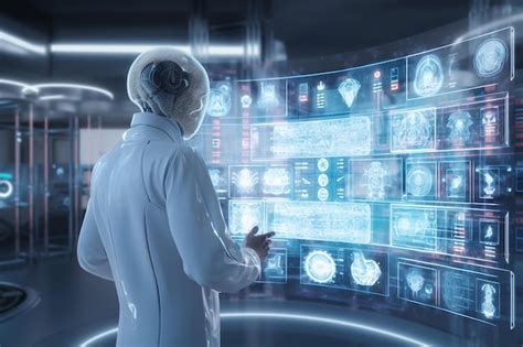 Premium Ai Image Concept Of Artificial Intelligence Technology Applied To Healthcare