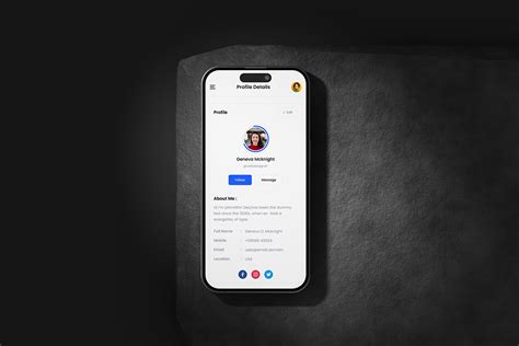 Ecommerce Profile Details Page Ui Design 1 Images Behance