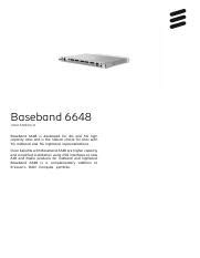 BB6648 Pdf Baseband 6648 KDU1370015 11 Baseband 6648 Is Developed For 4G And 5G High Capacity