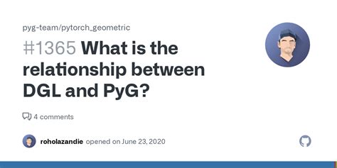 What Is The Relationship Between Dgl And Pyg · Issue 1365 · Pyg Team