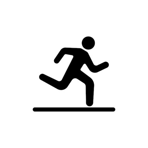 Premium Vector Running Icon Vector Illustration Symbol Design