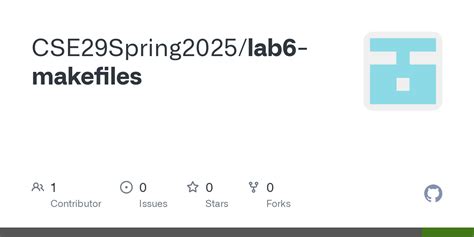 Github Cse29spring2025lab6 Makefiles