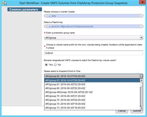 17 Release Of The Flasharray Workflow Package For Vrealize