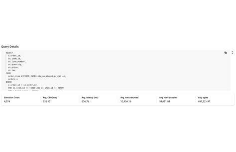 Diagnose Query Performance Issues With Cloud Spanner Query Insights
