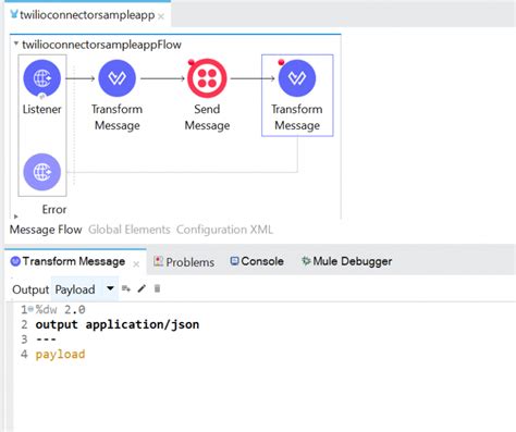 Send Sms Using Twilio Connector Mulesoft Tutorials