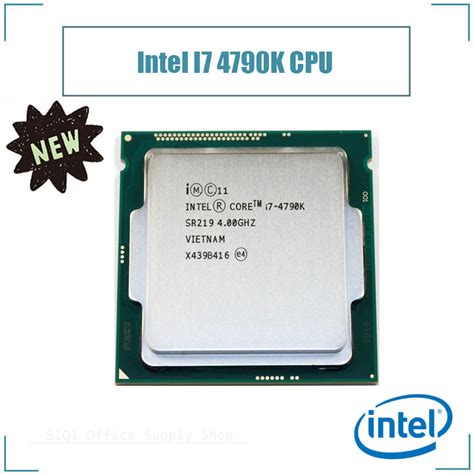 Intel I7 4790k Cpu Lga1150 Quad Core 4ghz 4th Generation Intel Core
