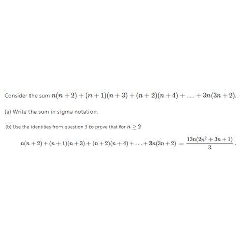 Consider The Sum Chegg