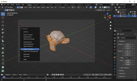 shaders how do i automatically rotate and move a camera mapped