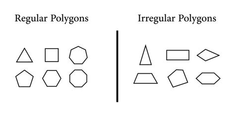 regular and irregular polygons worksheet