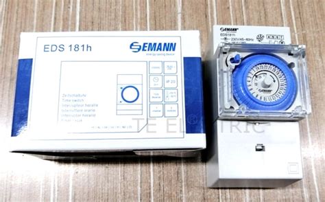 Emann Eds181h 24hr Analogue Timer 240v Dinrail Type Time Switch Same