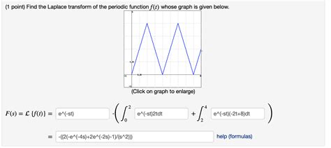 solved find the laplace transform of the periodic function
