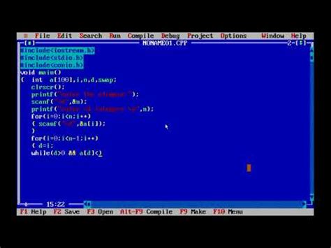 C Program Insertion Sort YouTube
