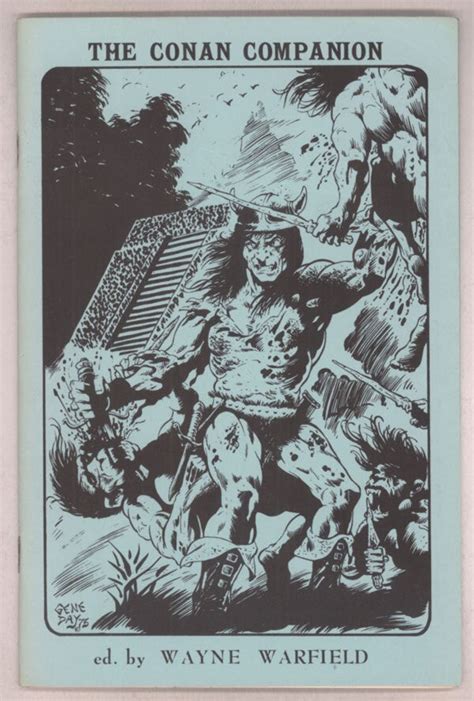 The Conan Companion Cover Title Robert E Howard Wayne Warfield