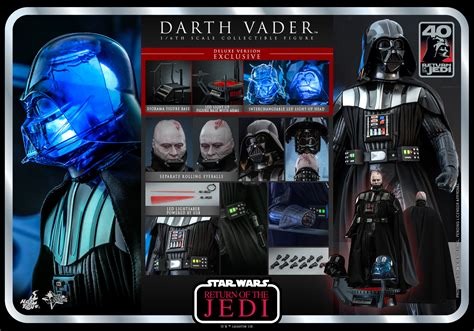 Hot Toys Scale Deluxe Darth Vader ROTJ Yakface Com