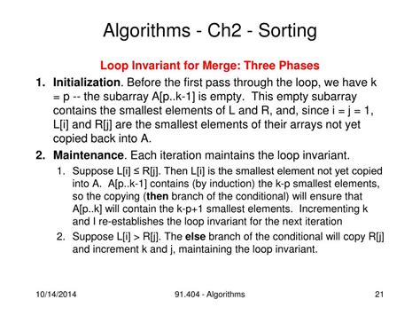 Ppt Algorithms Ch2 Sorting Powerpoint Presentation Free Download