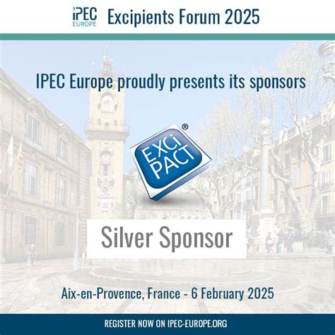 Excipact Asbl On Linkedin Ipec Excipients