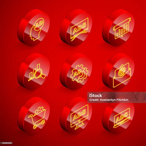 라인 광고 그래프 차트가 있는 보드 돋보기 및 분석 메일 이메일 장바구니 및 아이콘을 설정합니다 벡터 0명에 대한 스톡 벡터 아트 및 기타 이미지 Istock