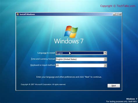 Langkah Langkah Instalasi Windows 7