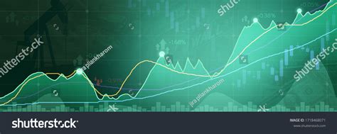 Green Line Graph Over 43385 Royalty Free Licensable Stock