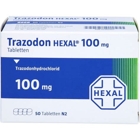 Trazodon Hexal 100 Mg Tabletten 50 Buc Eumed