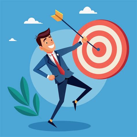 Achievement Reaching Goal Or Meet Target Winning Business Challenge