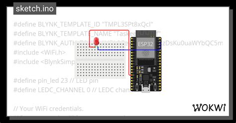 Led Control Blynk Copy 2 Wokwi Esp32 Stm32 Arduino Simulator