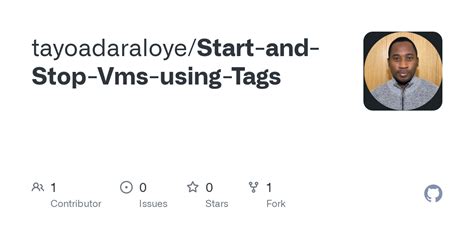 Github Tayoadaraloye Start And Stop Vms Using Tags