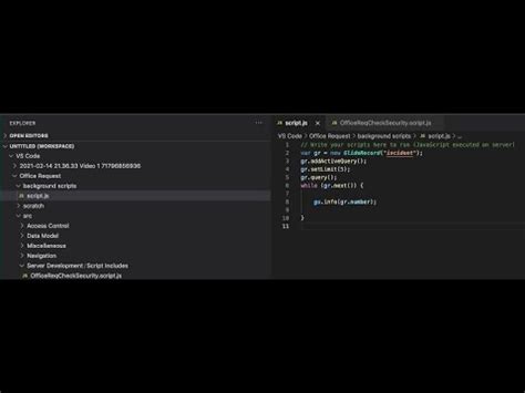 VS Code How To Use It With ServiceNow YouTube