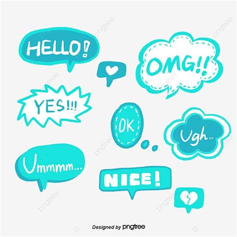 블루 손으로 그린 일상 언어 카메라 일러스트 스티커 글꼴 스티커 카메라 만화 Png 일러스트 및 Psd 이미지 무료 다운로드 Pngtree