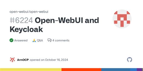 Open WebUI And Keycloak Open Webui Open Webui Discussion 6224 GitHub