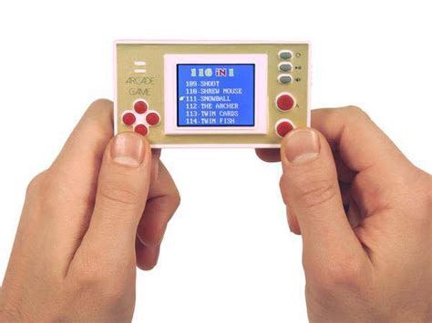 The 8 Bit Lcd Portable Game Console Delivers Over 100 Classic Games Gadgetsin