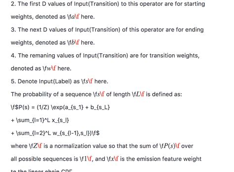 latex in linear chain crf op not rendered correctly · issue 6257