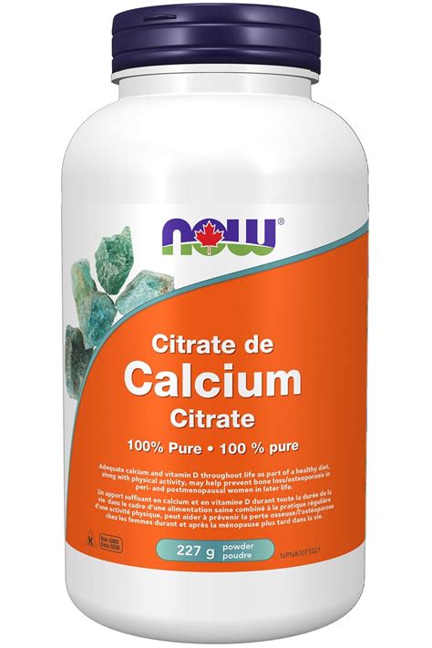Now Calcium Citrate Powder 227g : Amazon.in: Health & Personal Care
