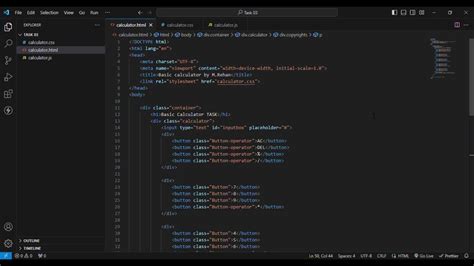 Muhammad Rehan Khalid On Linkedin Webdevelopment Calculator Codsoft
