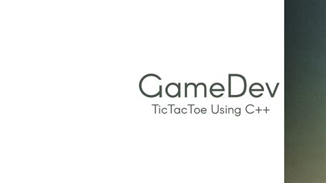 Tictactoe Using C Youtube