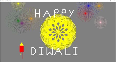 happy diwali in python turtle copyassignment