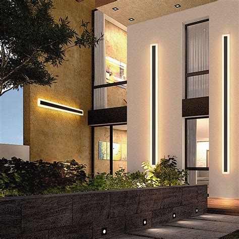 2pack 71inch Long Outdoor Modern Led Wall Light55w Waterproof Ip65