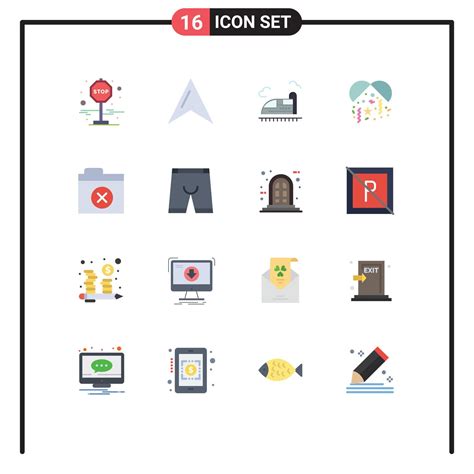 Stock Vector Icon Pack Of 16 Line Signs And Symbols For Clothe Folder High Files Party Editable