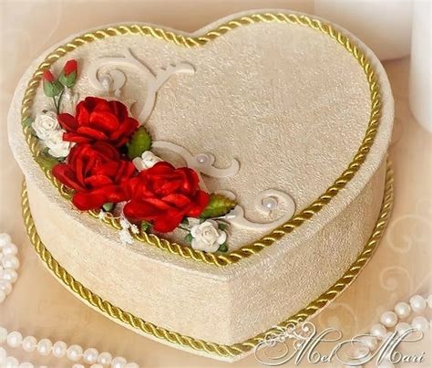 Подарочная коробка-сердце из картона своими руками - Мастерицам