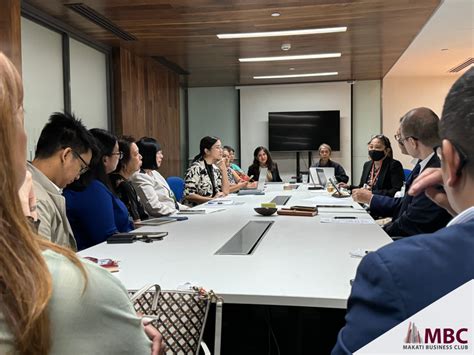 Policy Notes Mbc Meets Sec Comm Fernandez For Esg Reporting And Eodb Makati Business Club