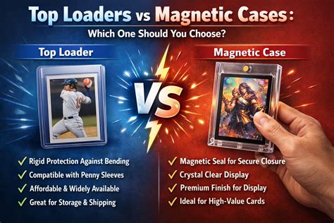 Top Loaders Vs Magnetic Card Holders Sportcardinsider