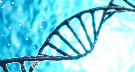 Blue Dna And Biology Background Stock Illustration Illustration Of