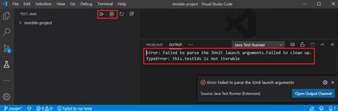 Failed To Run Invisble Project When Using Jdk11 · Issue 930 · Microsoftvscode Java Test · Github