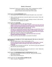 Mod Homework New Docx Module Homework Remember To Discuss Your Answers In Detail