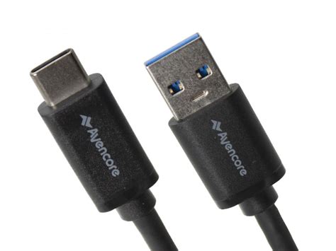 Avencore M Superspeed Usb Type C To Type A Cable Black
