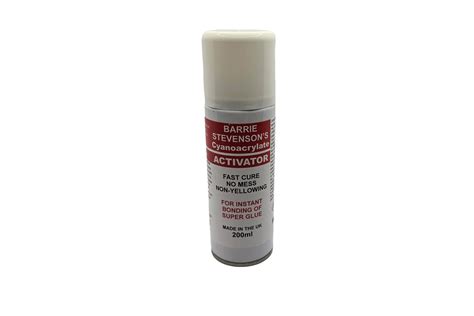 Barrie Stevensons Super Glue Activator 200ml Aerosol