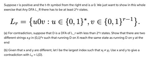Solved Suppose R Is Positive And The T Th Symbol From The Chegg