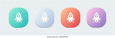 Space Ship Icon Solid Over 1578 Royalty Free Licensable Stock Vectors
