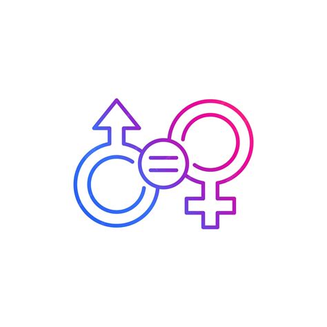 Premium Vector Gender Equality And Equal Rights Line Icon