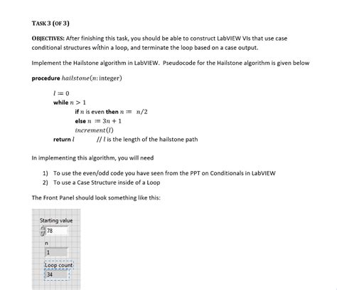 TASK OF OBJECTIVES After Finishing This Task Chegg Com